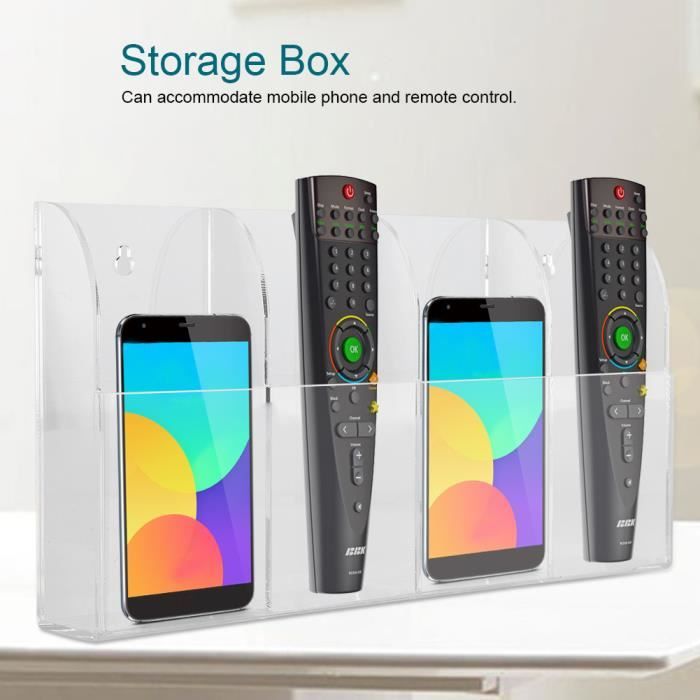 Support mural de boîte de rangement en acrylique pour boîtier de ...