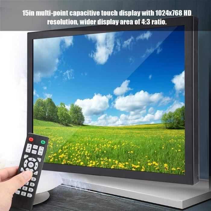 Moniteur Industriel Hd Full Metal 15 Pouces, 1024X768 4: 3.2 Écran ...