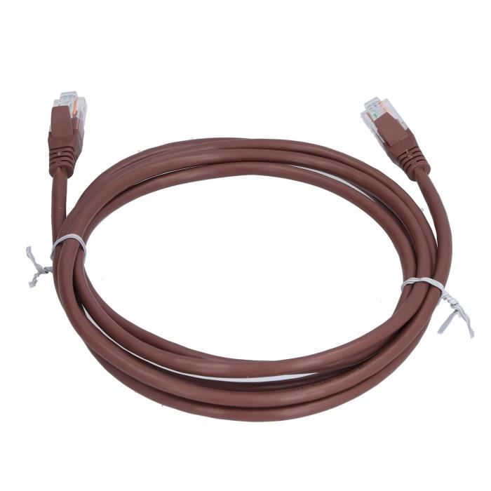 ZJCHAO Cable Ethernet CAT 5 UTP 100M - Double structure - Haute ...