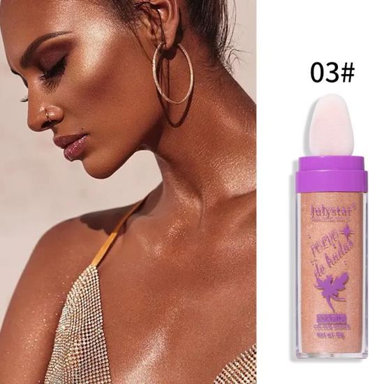 Julystar nacré highlighter J003-03 3D contouring longue tenue - Cdiscount Au quotidien