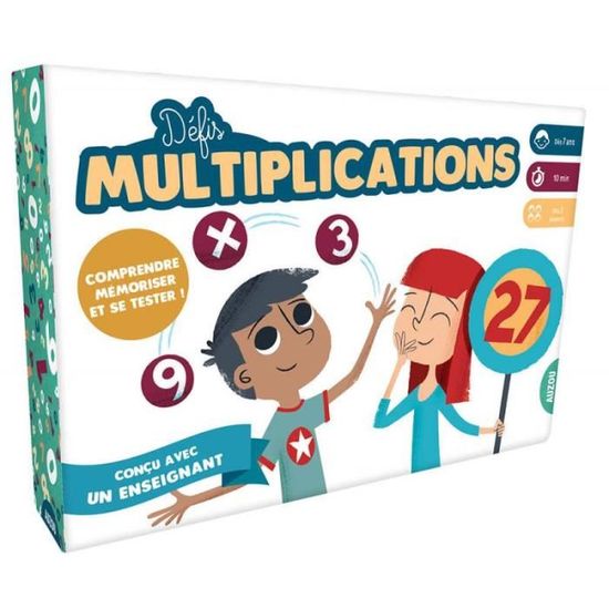 Défis Multiplications - Jeu de multiplication pour enfants à partir de ...