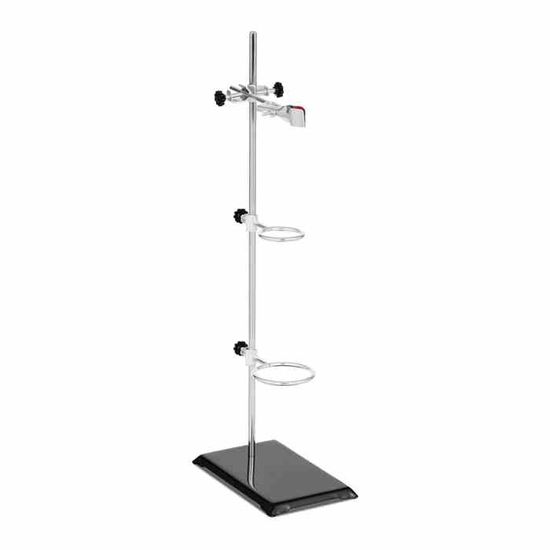 Support De Laboratoire Pour Chimie Verrerie Pince 2x Anneau Noix ...