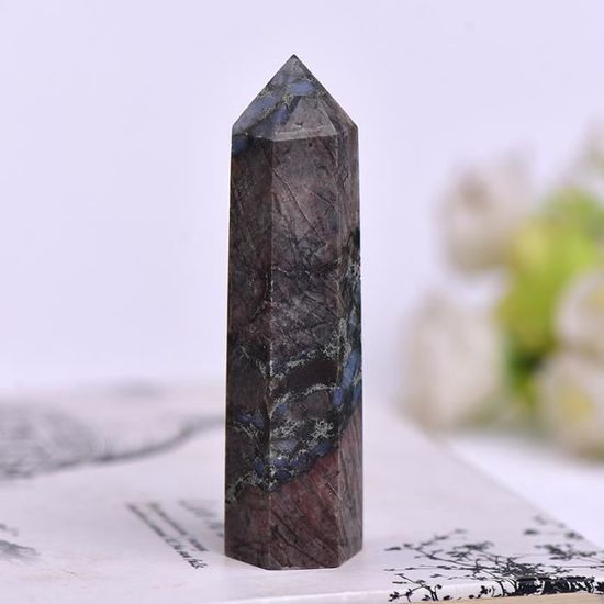 PIERRE VENDUE SEULE,Bleu-50-60mm--Cristal de roche 100% naturel, pointe ...