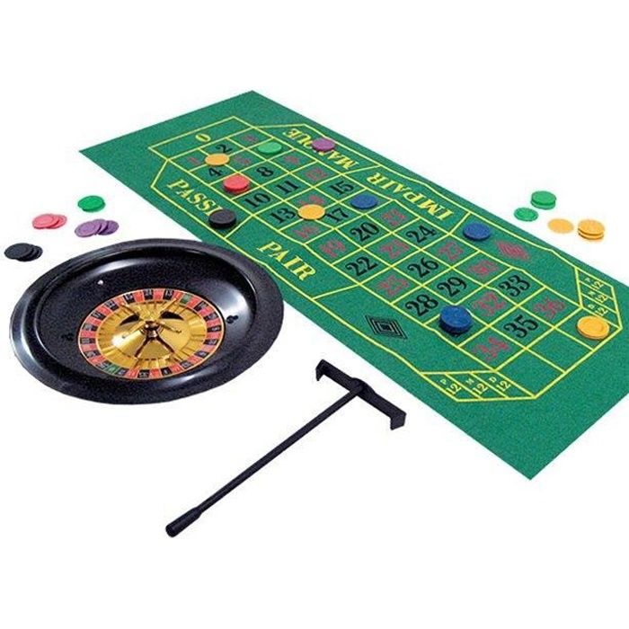 Jeu de roulette avec tapis et 180 jetons Hobby Tech - Cdiscount Jeux ...