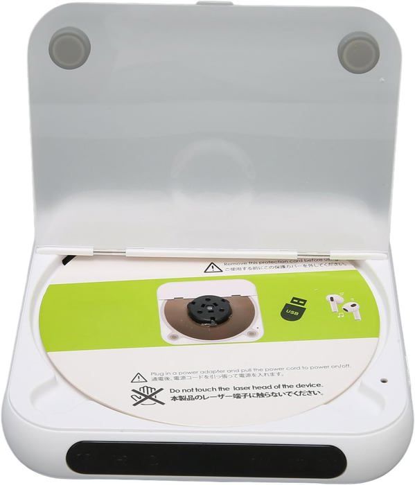 Lecteur CD Bluetooth Portable, Lecteur de Musique Rechargeable, Lecture ...