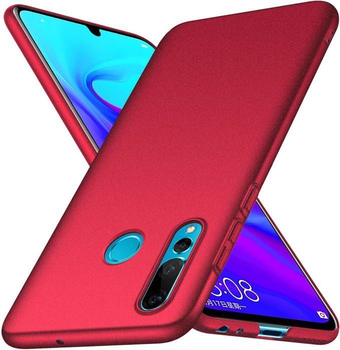 Étui ultra fin mat pour Huawei P Smart Plus 2019 6,4 - Rouge givré ...