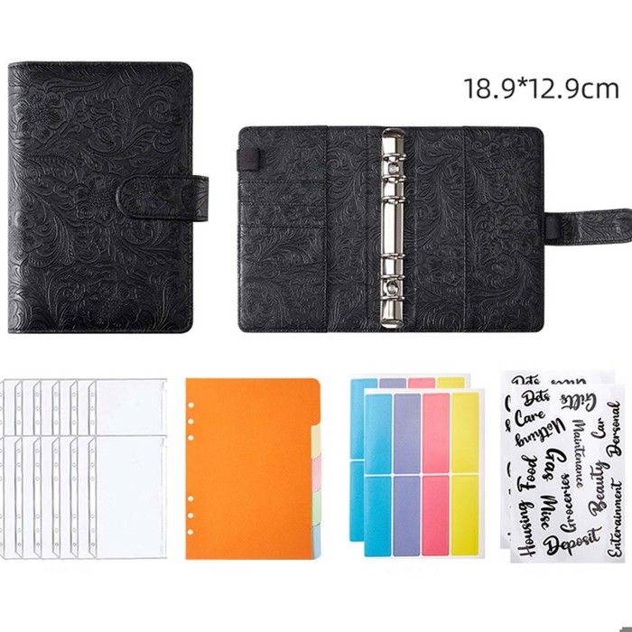 Dossier A6 carnet de budget avec 5 pages 12 pochettes en plastique et 2 ...