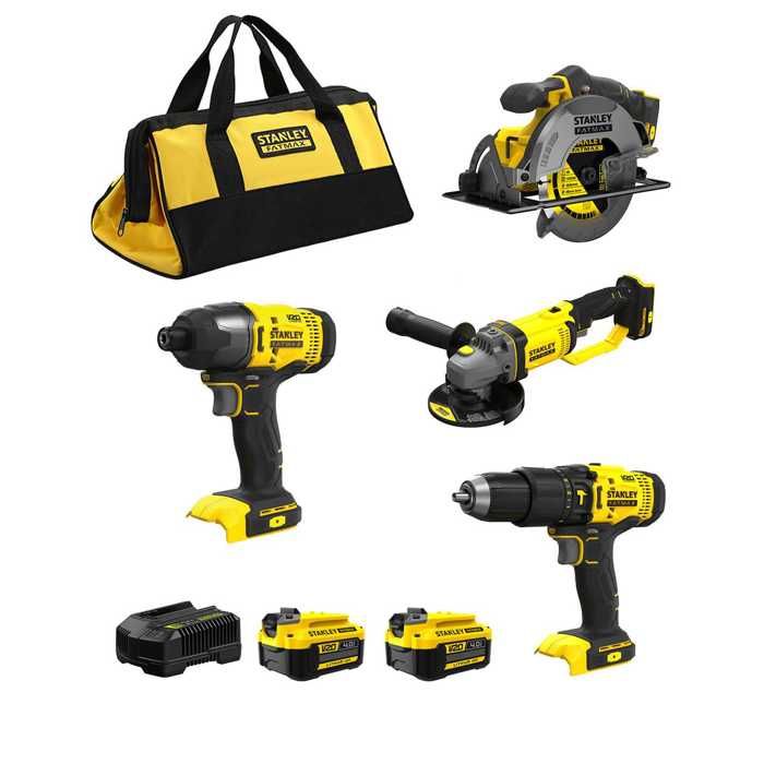 STANLEY FatMax Kit SFMCK469M2 (SFMCD711 + SFMCF800 + SFMCG400 ...