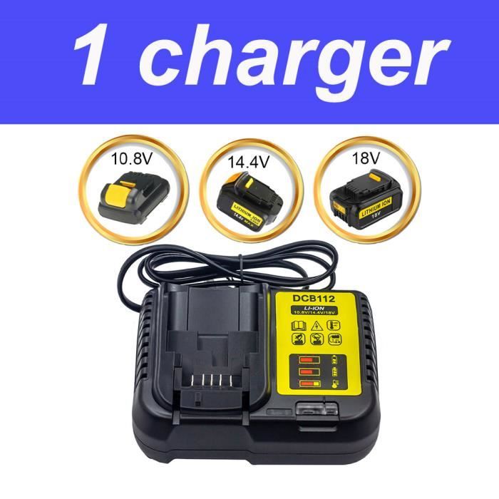 Chargeur-12v-Pour DEWALT 12V batterie pour DCB120 DCB122 DCB124 DCB125 ...