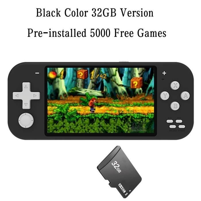 Noir 32 Go - X20 Mini mise à jour de la Console de jeu Portable couleur ...