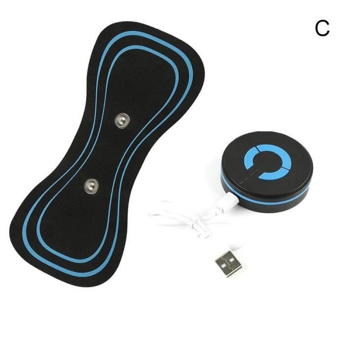 Tapez C-Masseur Portable chargeur USB intelligent, Mini autocollant de Massage, physiothérapie ...