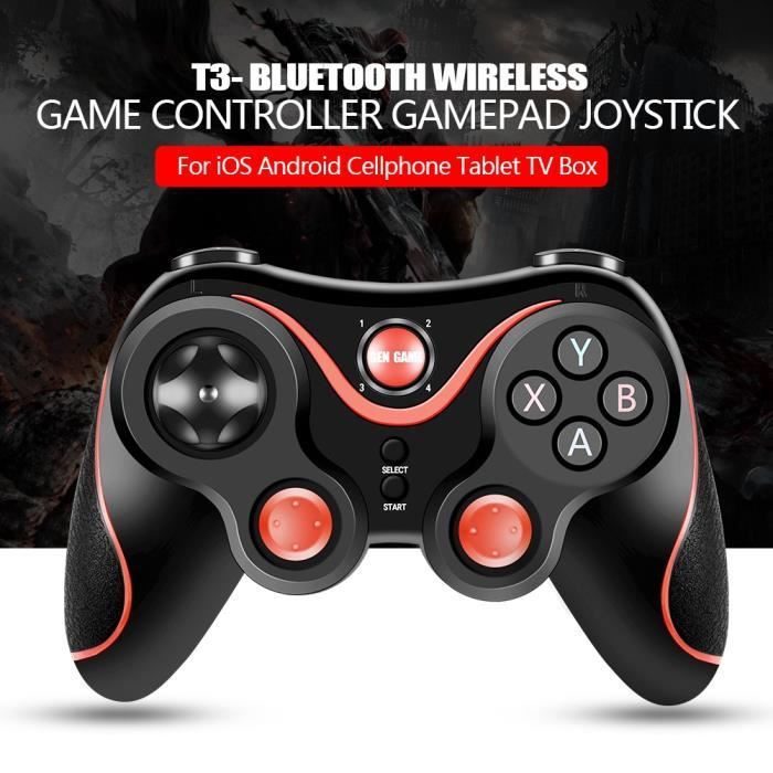 Manette de jeu - T3 - Bluetooth - Multi-plateforme - Ergonomique ...