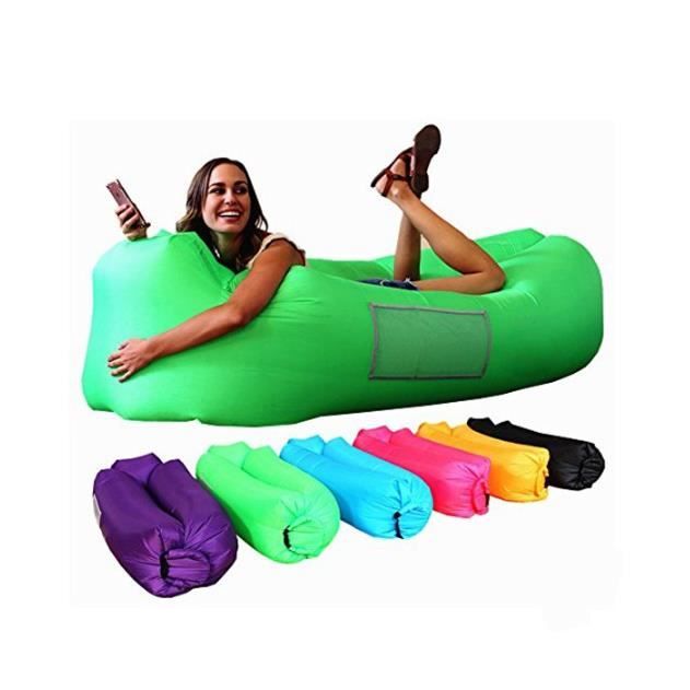 Hamac Gonflable, Sofa Gonflable Lounger Gonflable Portable, d'air de ...