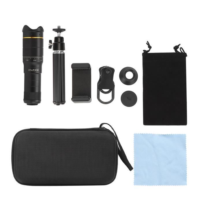 PAR- Télescope Mini monocle noir Angle de vue de 8,8 ° Grossissement ...