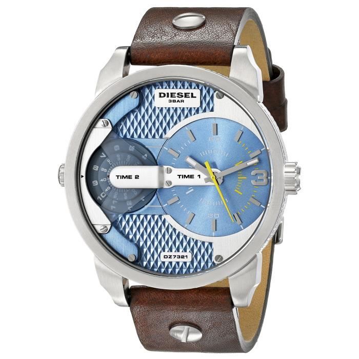 Diesel Dz7321 Mini Daddy Watch With Brown Leather Band EBAYR ...