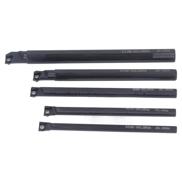 EJ.life ensemble de supports de tournage 5 jeux de supports d'alésage CNC porte-outils de ...