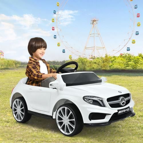 HONGYA Véhicule Voiture électrique Mercedes - AMG enfant 12V 3 vitesses ...