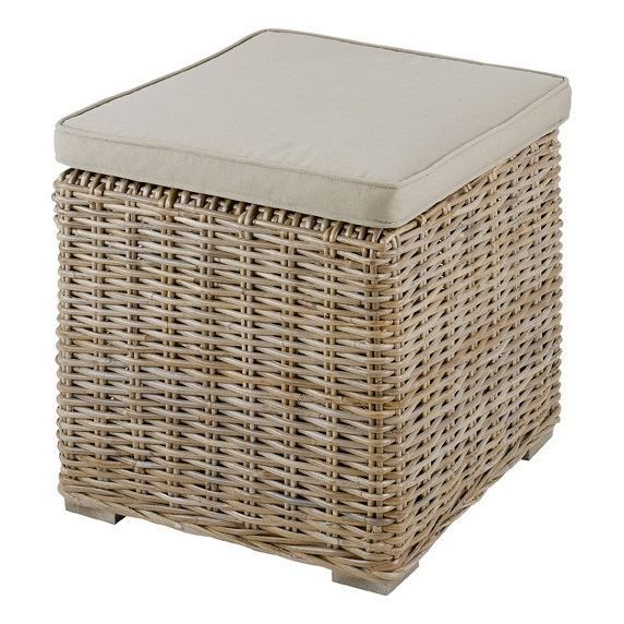 Cube Assise d'appoint en Kubu Inwood - Cdiscount Maison