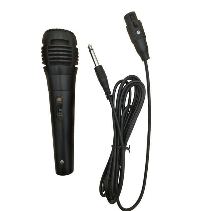Microphone dynamique filaire professionnel,micro vocal avec câble XLR à ...