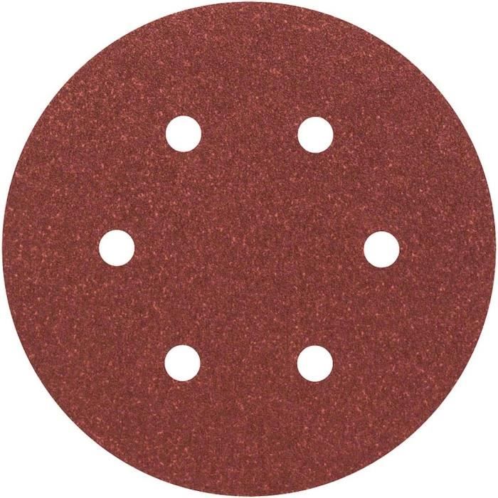 Disque Abrasif C430 Pour Ponceuses Orbitales, 80 Grain, 150Mm, Lot De 5 ...
