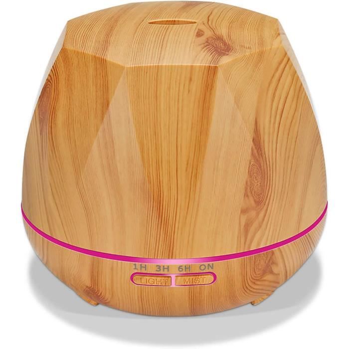 550ml Diffuseur d'huiles essentielles pour aromathérapie, diffuseurs d'arômes ultrasoniques avec ...