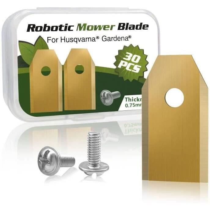 30 Pièces Lame De Tondeuse, Lame Robot Tondeuse, Universelles Couteau ...