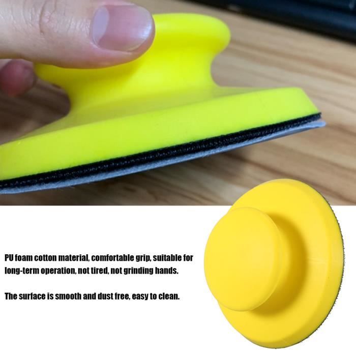 Bloc de ponage manuel - ZJCHAO - 5 pouces - Mousse PU - Léger ...