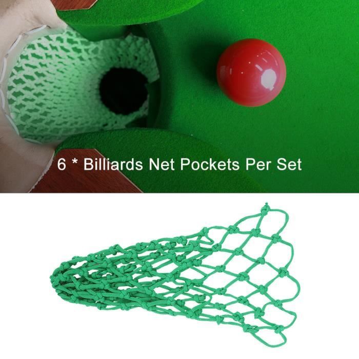Ashata Poches de table de billard 6 Pcs / Set Kit de Table de Billard ...