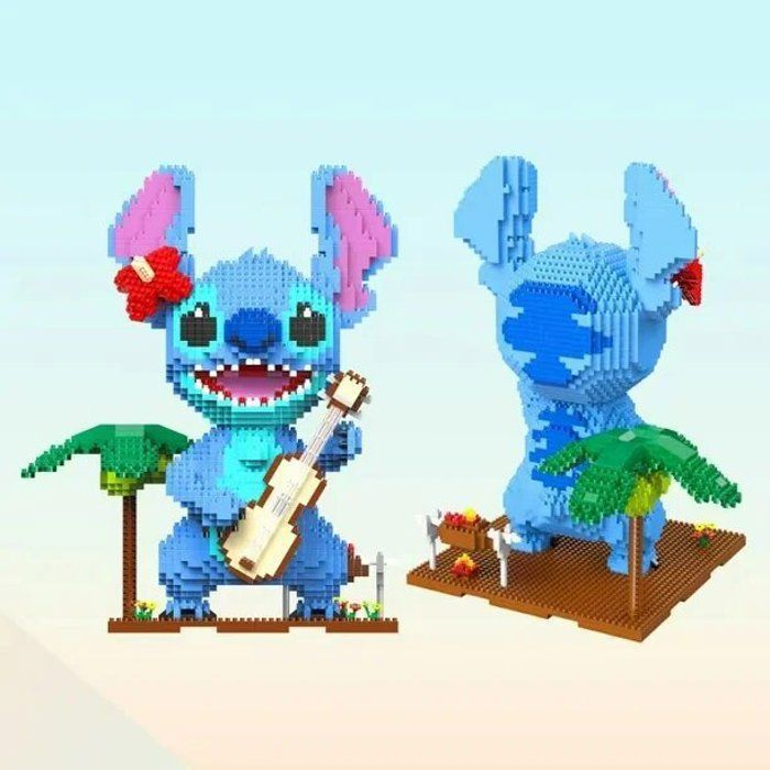 Blocs de construction Stitch Briques de jouets Blocs de construction d ...