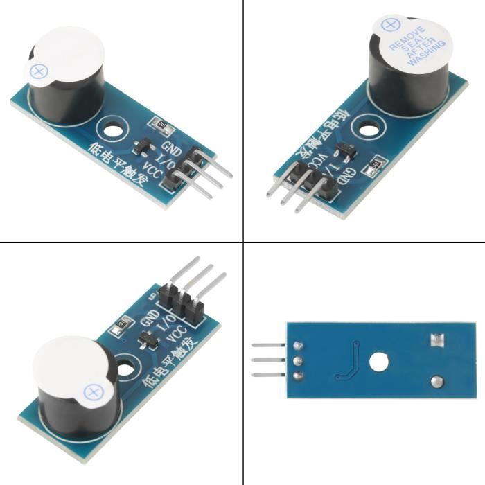 Module Buzzer Actif - EJ.LIFE - 5pcs - 3,8x1,3 cm - Transistor 9012 ...