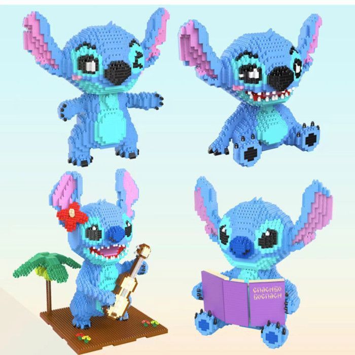 Blocs de construction Stitch Briques de jouets Blocs de construction d ...