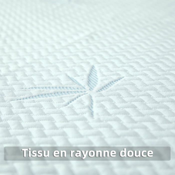 AOLIFY-Rayonne de Bambou Protège Matelas 90x200 - Imperméable Couvre ...
