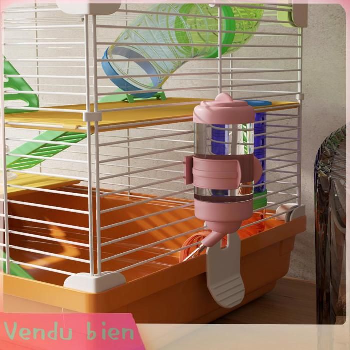 LIA Cage hamster 5 étages orange 46x30x58cm - Cdiscount