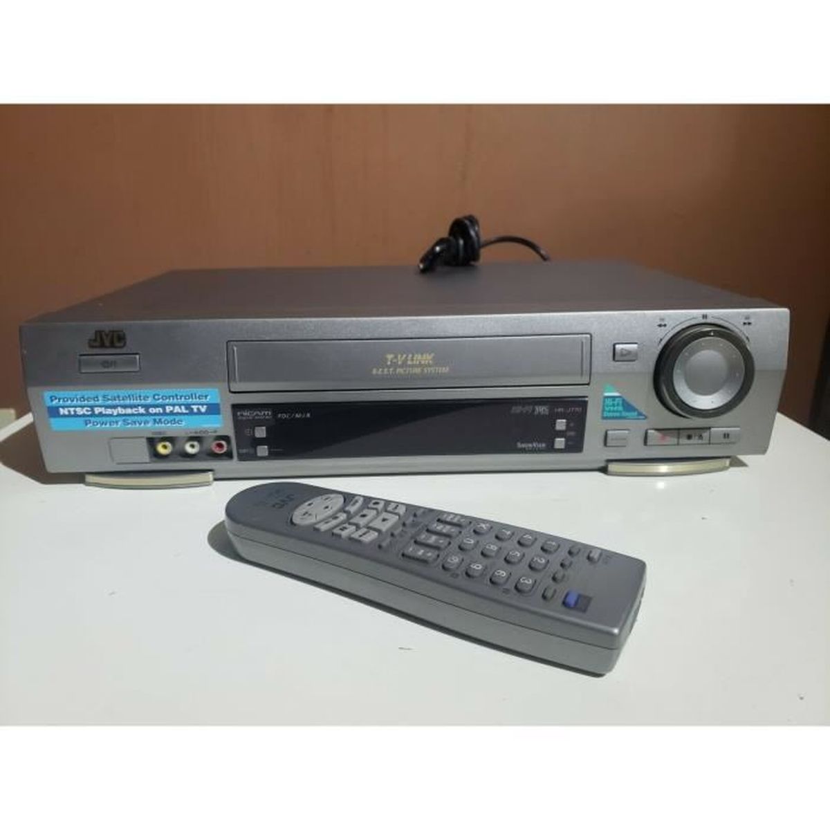 MAGNETOSCOPE JVC HR-J770MS LECTEUR ENREGISTREUR K7 CASSETTE VIDEO VHS VCR + TEL - Cdiscount TV ...