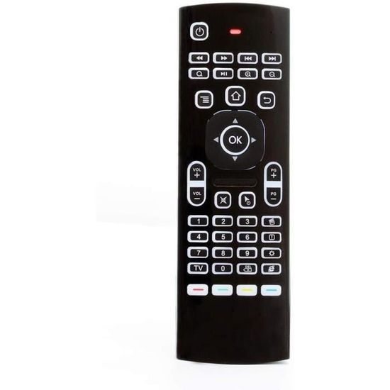 Équipement électronique MX3-L Clavier sans Fil 2.4G Air Mouse Mouse 6 ...