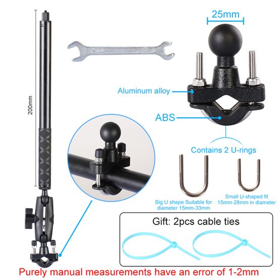 Boom GDAK-Bâton Selfie Guardian Invisible pour Insta360 X2 Bery,Guidon ...