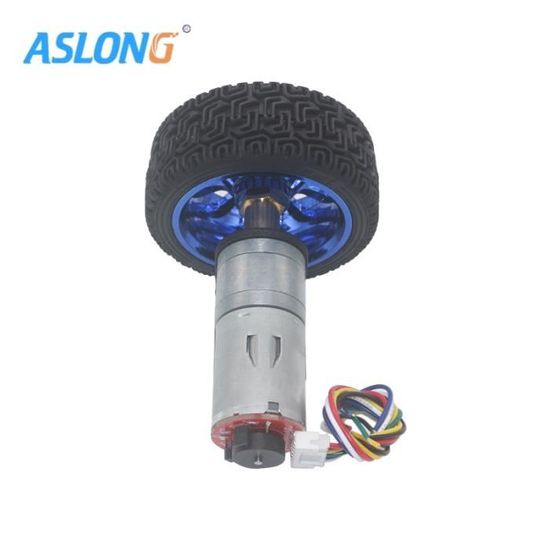 Dc 24vol 12 Tr Min Mini Encodeur Moteur électrique Accouplement De Roue 65mm Ligne De