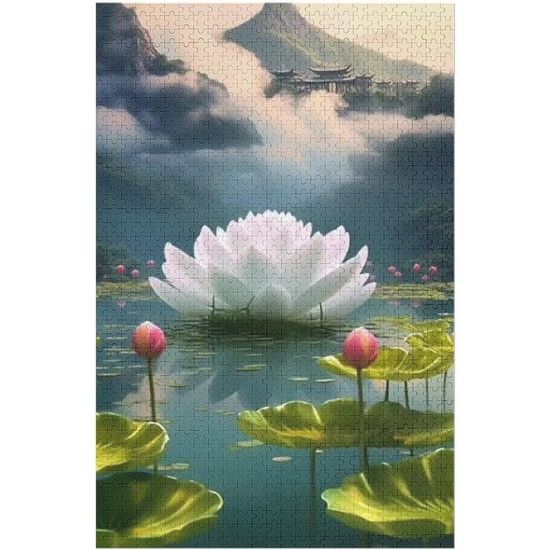 Lotus Puzzles Adulte Puzzle En Bois 1000 Pièces - - Challenge Puzzle ...