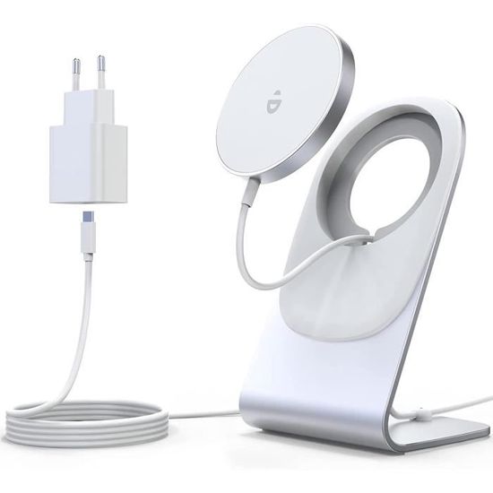 Chargeur Sans Fil Compatible Avec Magsafe Pour Iphone 15 14 13 Pro Max ...