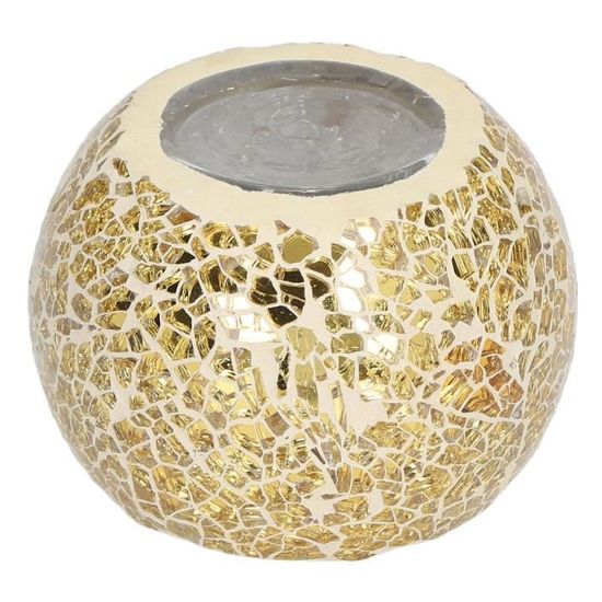 Tbest bougeoir en verre Bougeoirs Votifs en Verre, Porte-mosaïque pour ...