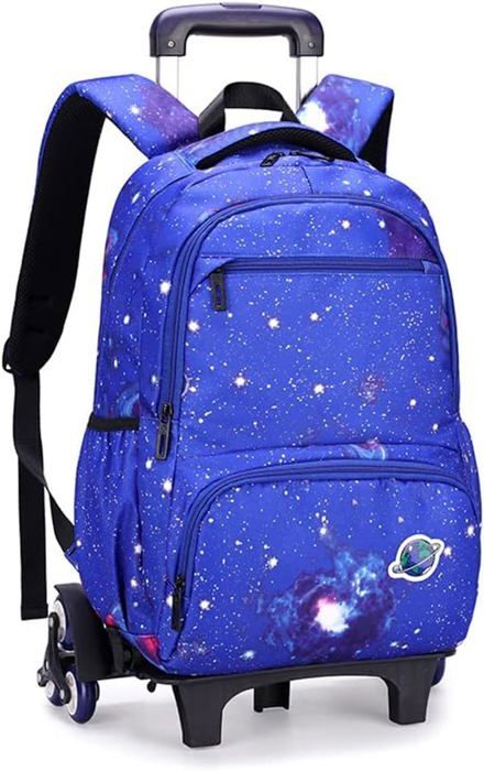Trolley Sacs Scolaires Fille Garcon Sac À Dos Avec Roulettes Cartable ...