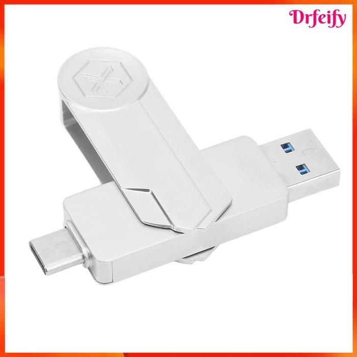 Akozon mini clé USB Clé USB 3.2 multifonction haute vitesse en métal ...