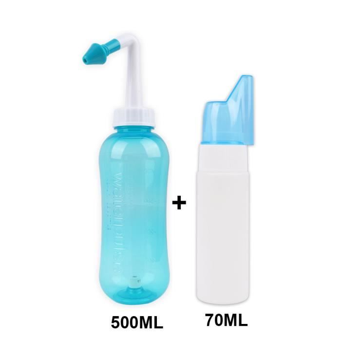 Coffret Vert 500ML-Nettoyant de lavage nasal pour enfants, prévention ...