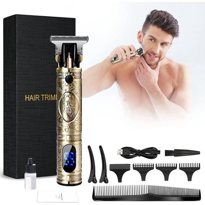 Tondeuse Cheveux Hommes, Electriques Tondeuse Barbe Homme, Professionnelle Tondeuse à Cheveux ...