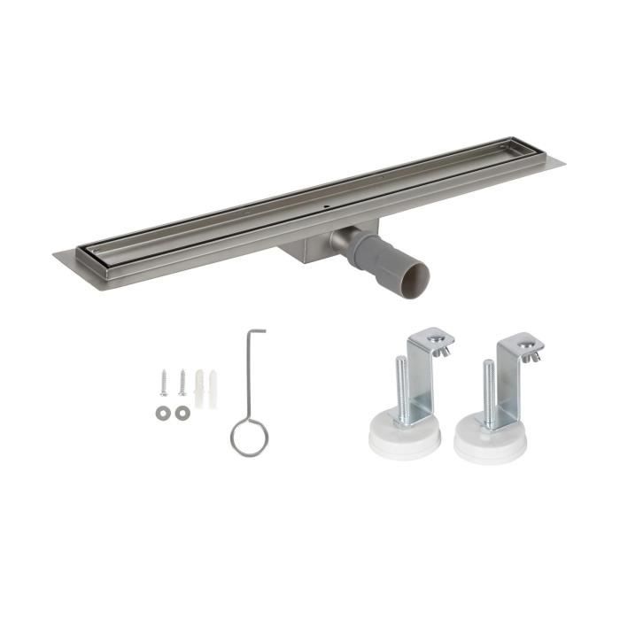 Bc-elec - HFD09-100 Caniveau de douche à carreler 100cm en inox ...