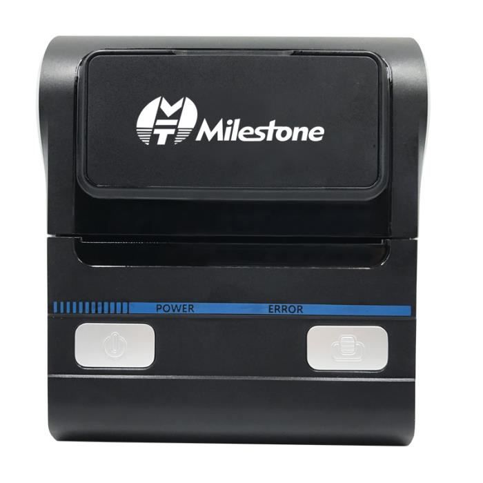 Imprimante thermique portable - MILESTONE - Mini Bluetooth - 78mm - USB ...