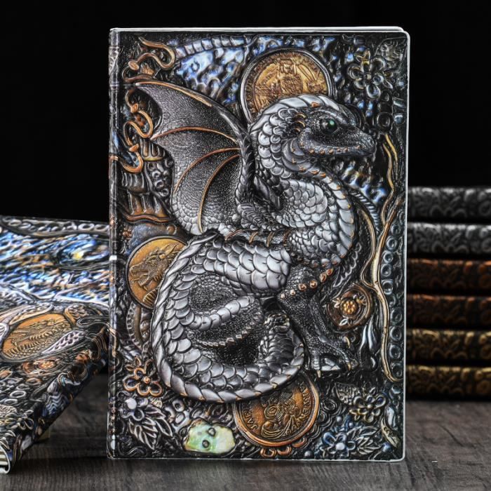 A5 - Multicolore b - Bloc-notes 3d Dragon A5 En Relief, Bloc-notes ...