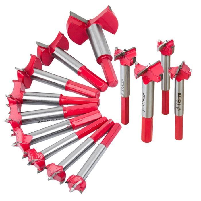 Foret-meche,Forstner perceuse à bois,cannelures pointe en carbure ...