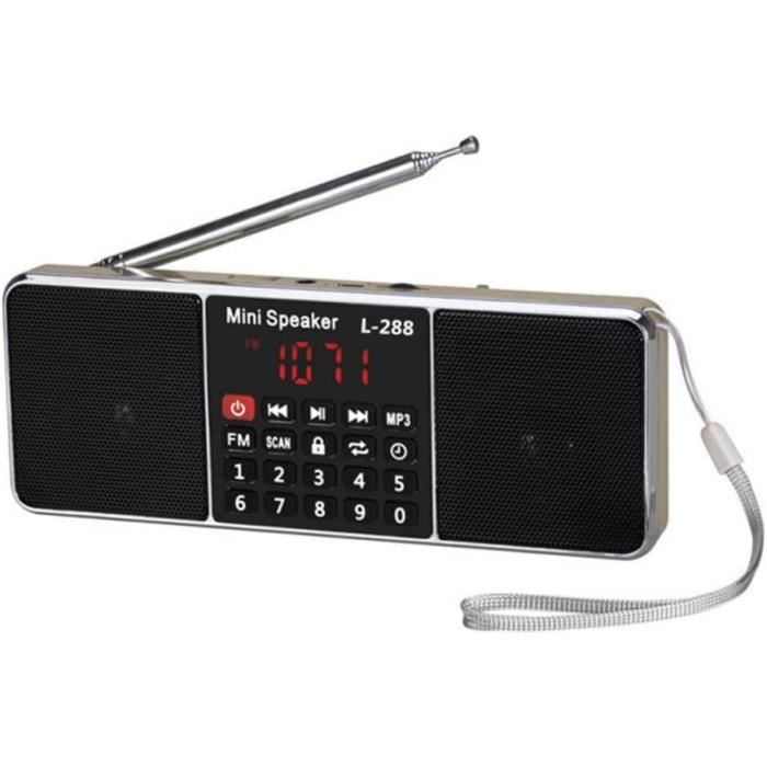 Radio Portable Walkman De Sports De Plein Air De Double De Haut-Parleur ...