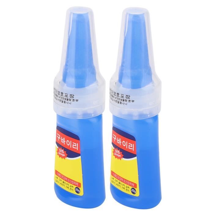 2 bouteilles de colle à séchage rapide instantanée de haute qualité ...